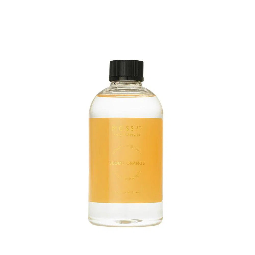 Blood Orange 500ml Reed Diffuser Refill by Moss St Fragrances
