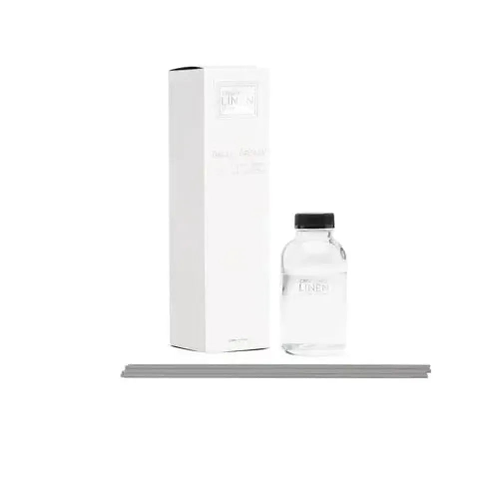 Cybus Crisp White Linen Diffuser Refill including sticks by Abode Arom