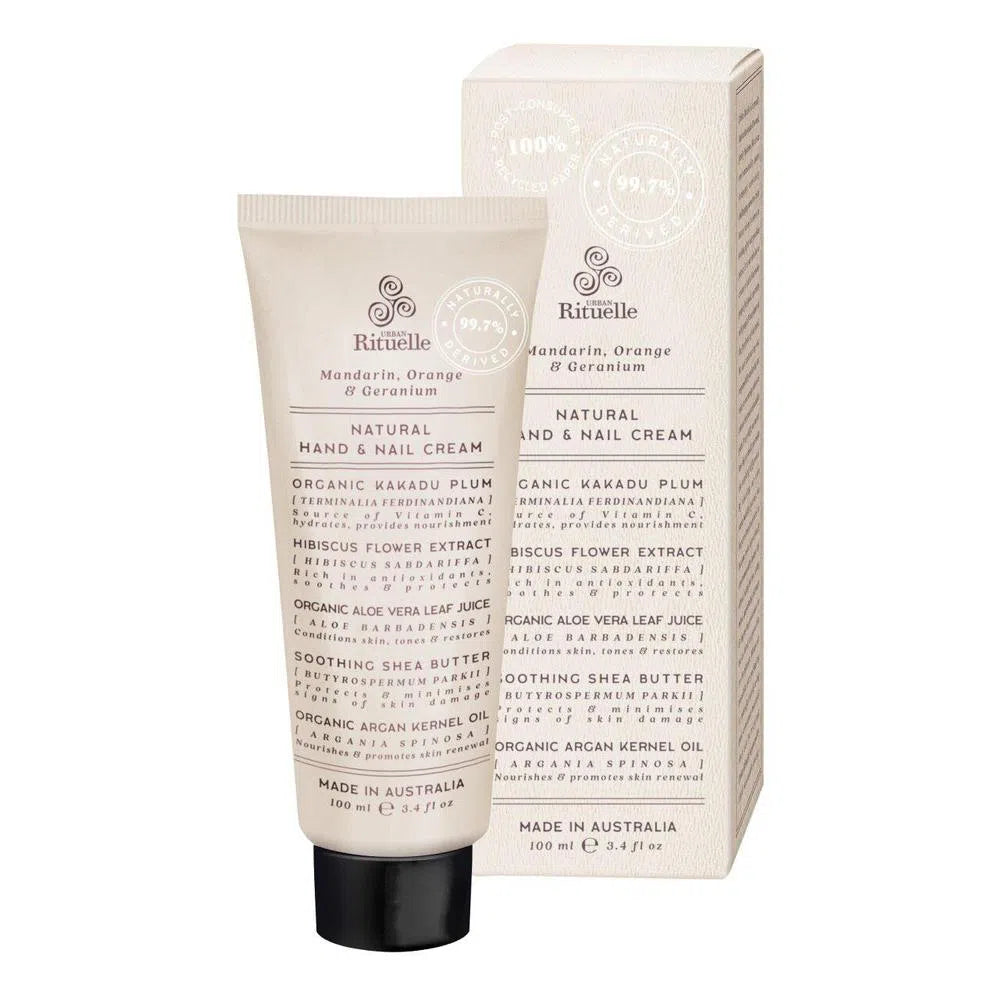 Urban Rituelle Mandarin, Orange and Geranium Hand and Nail Cream